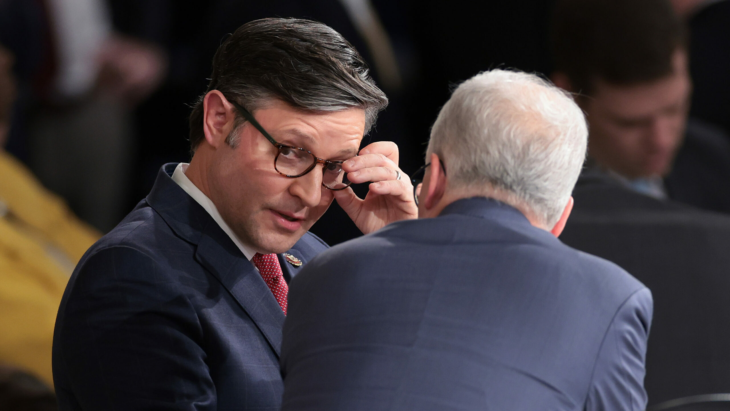 Mike Johnson in the MAGA Meat Grinder - Puck